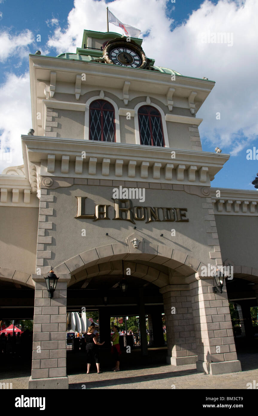 La Ronde park entrance Montreal Stock Photo - Alamy
