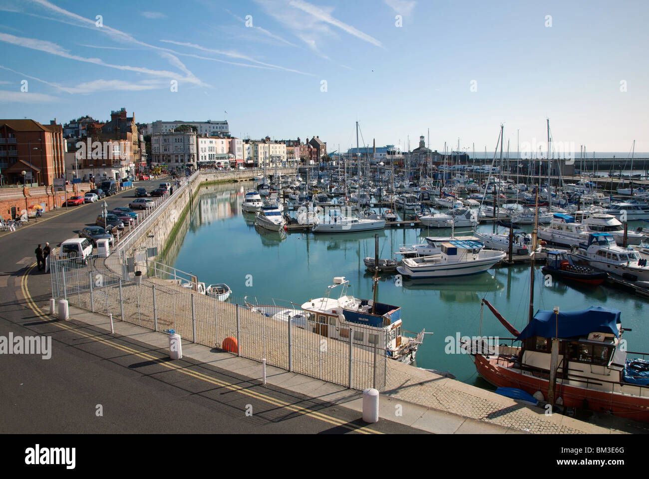 Ramsgate Kent UK Seafront Harbor Harbour Marina Stock Photo - Alamy
