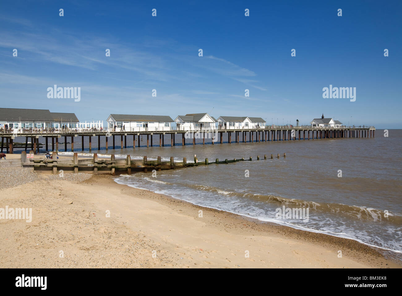 The Beach And Pier At Southwold,Suffolk,England Stock Photo - Alamy