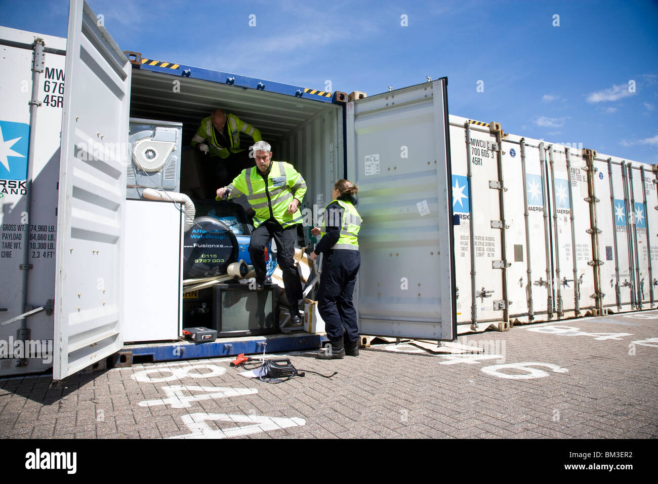 Police Raid Containers At The Port Felixstowe,Suffolk looking for ...