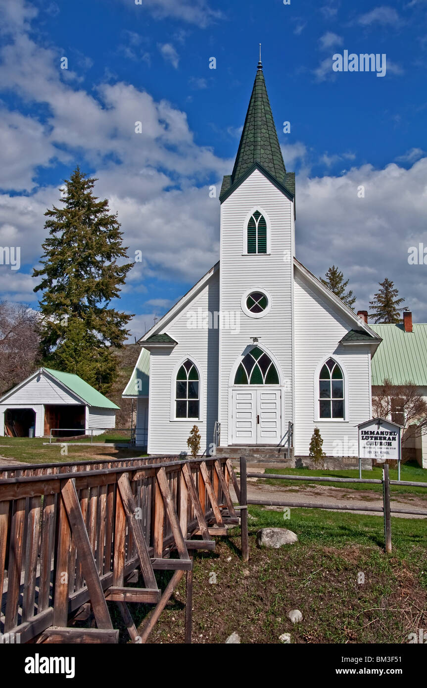 This white classic turn of the century church was built in 1917 and is ...