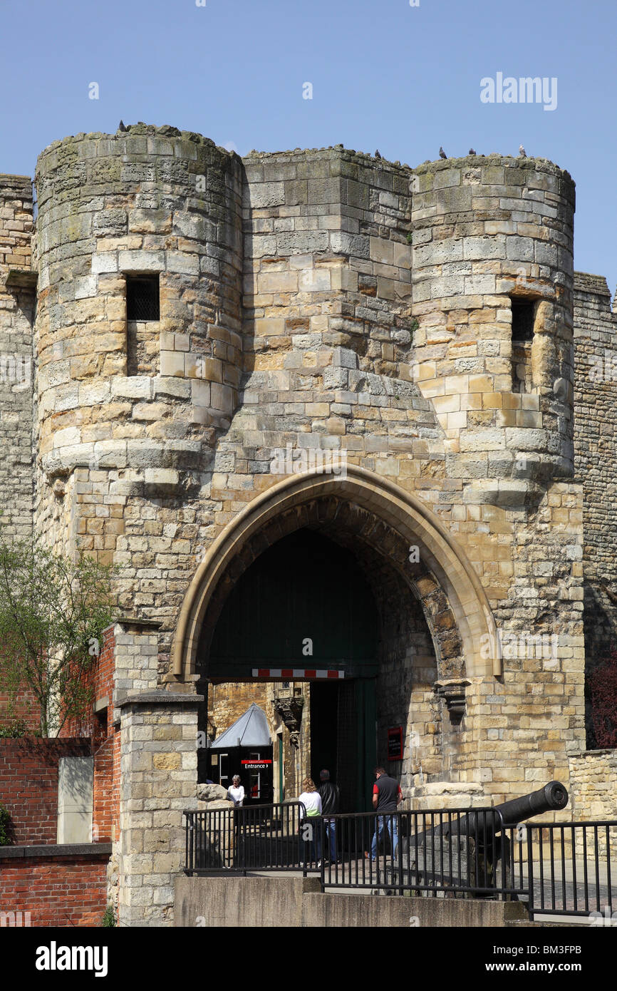 LINCOLN CASTLE. LINCOLN. LINCOLNSHIRE. ENGLAND. UK Stock Photo - Alamy