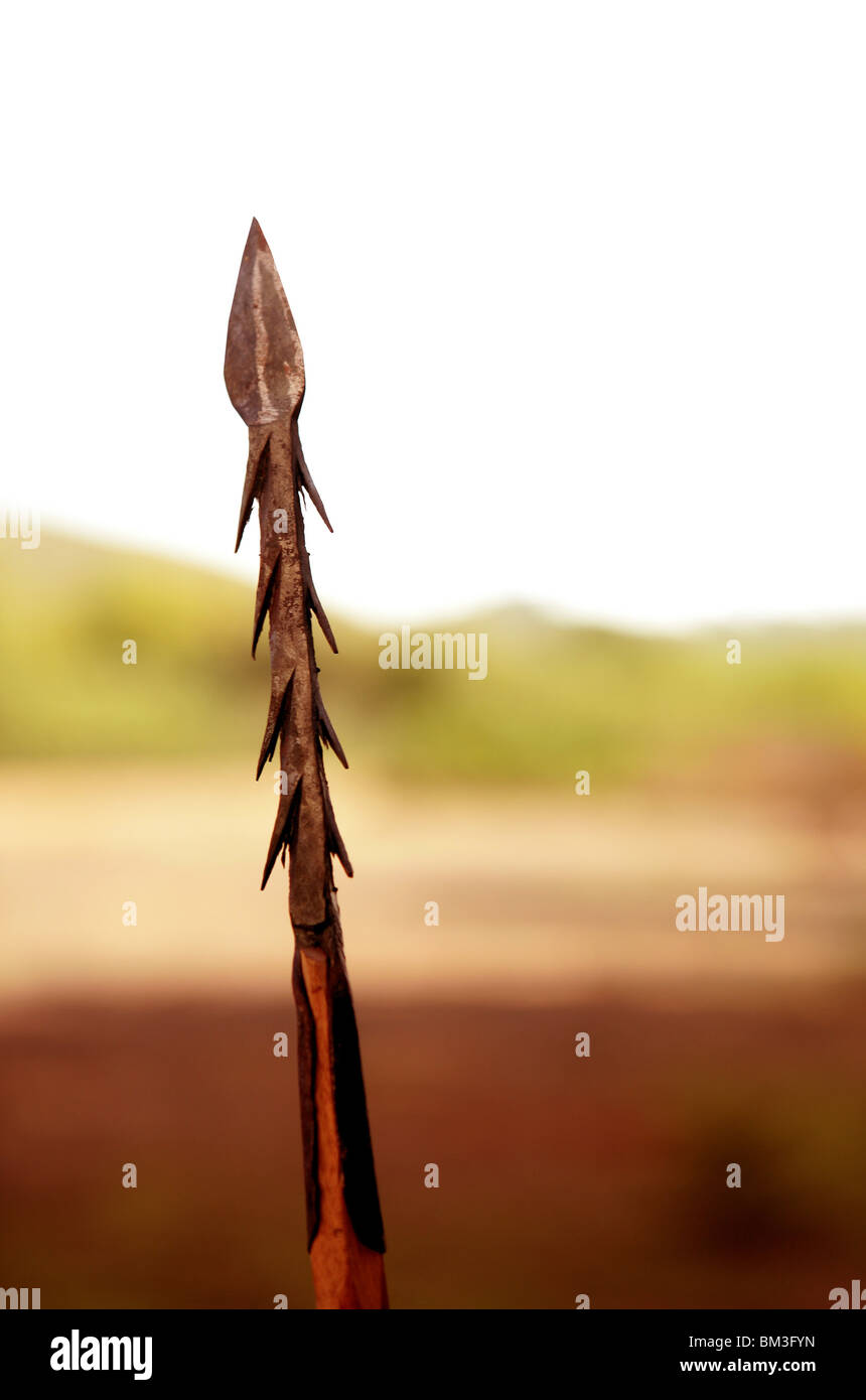 African arrow head barbed metal hi-res stock photography and images - Alamy