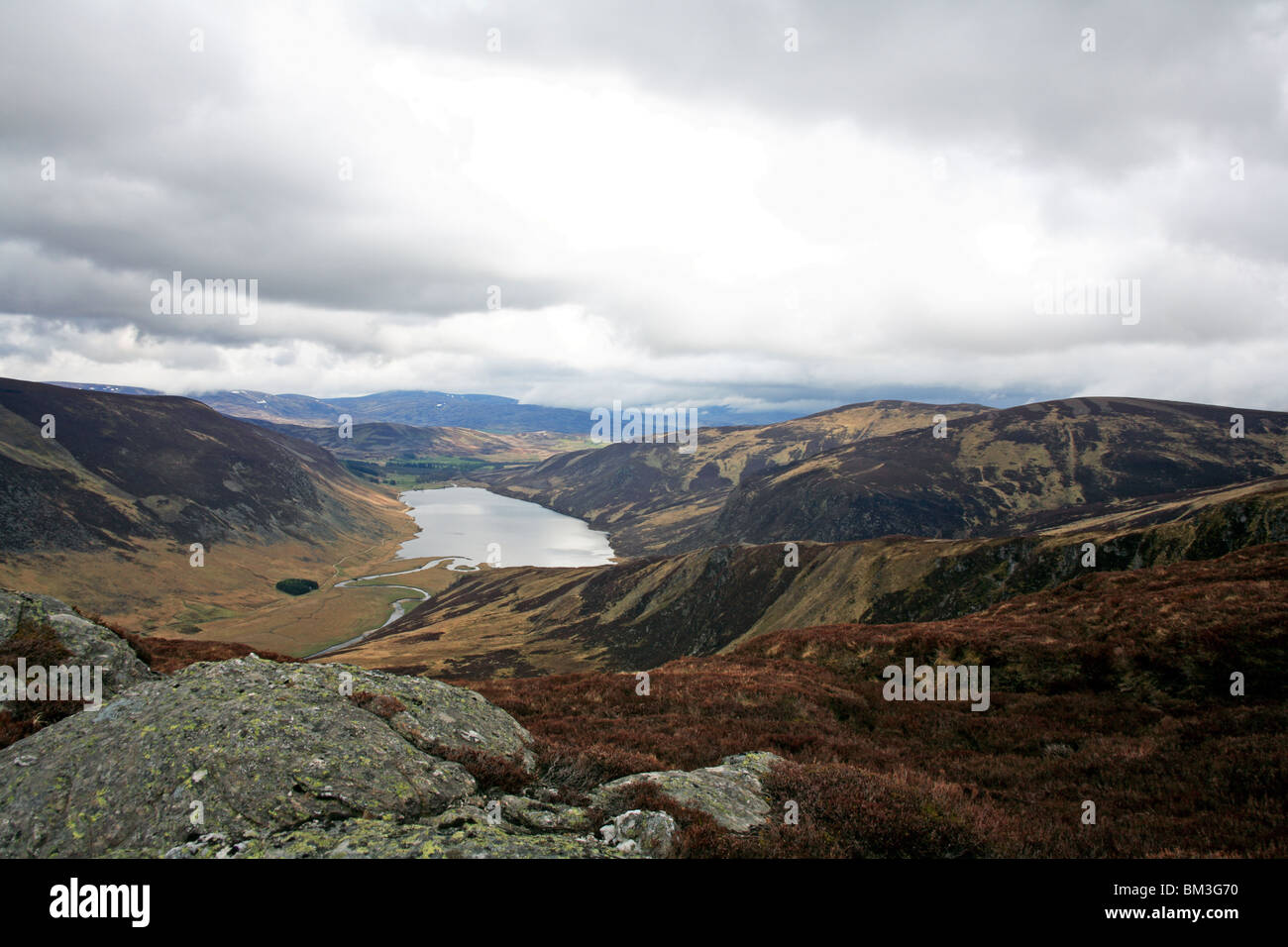 Glen esk loch lee viewed hi-res stock photography and images - Alamy