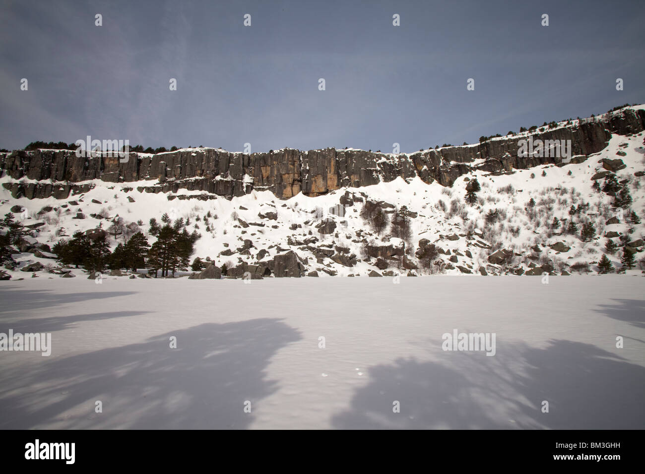 Black lagoon, Natural Park of Urbion peaks, Soria, Spain / Laguna Negra ...