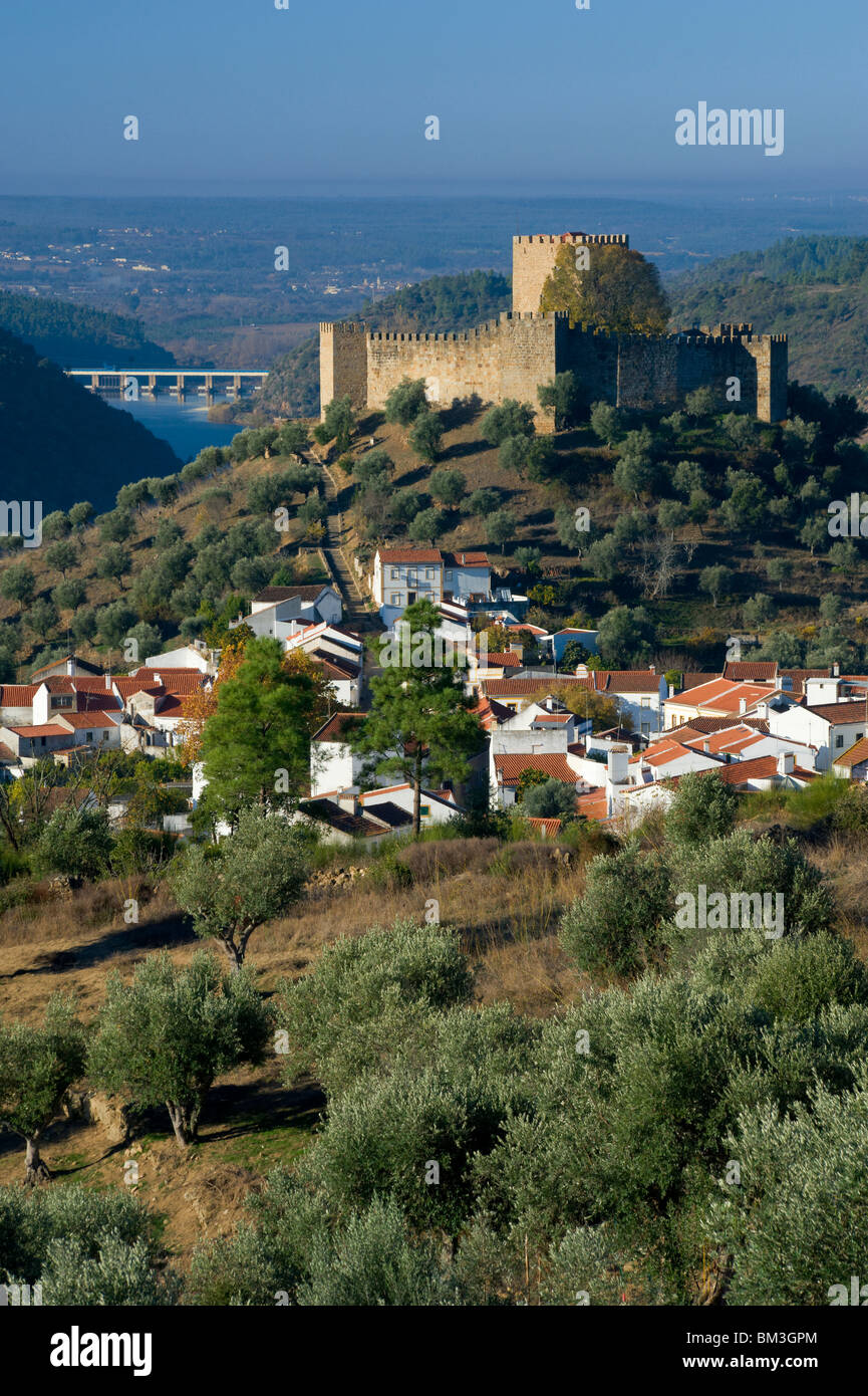 Medieval Castle In Portuguese Village High Resolution Stock Photography ...