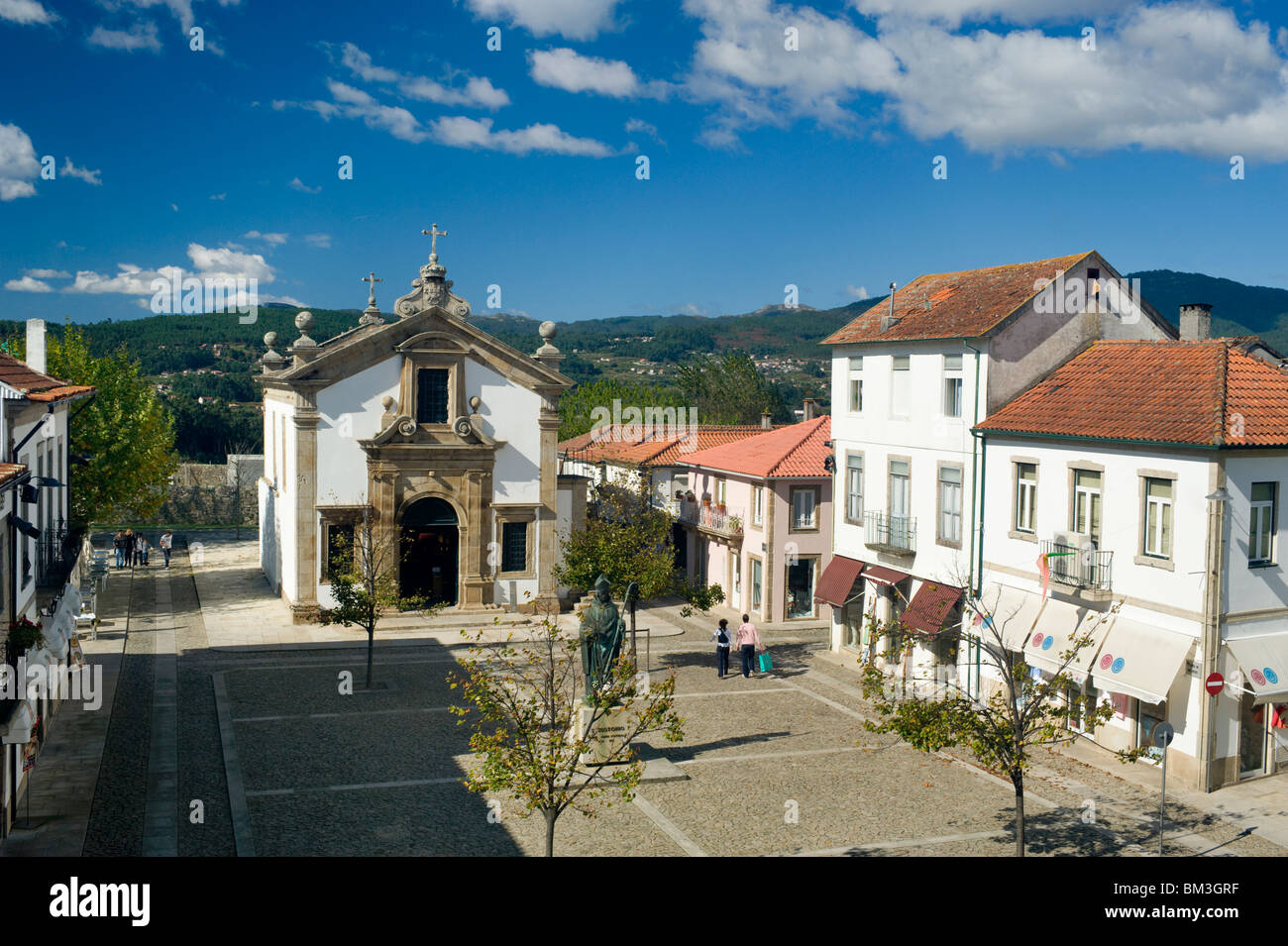 Portugal, The Costa Verde, Minho District, Valenca Do Minho. The Capela ...
