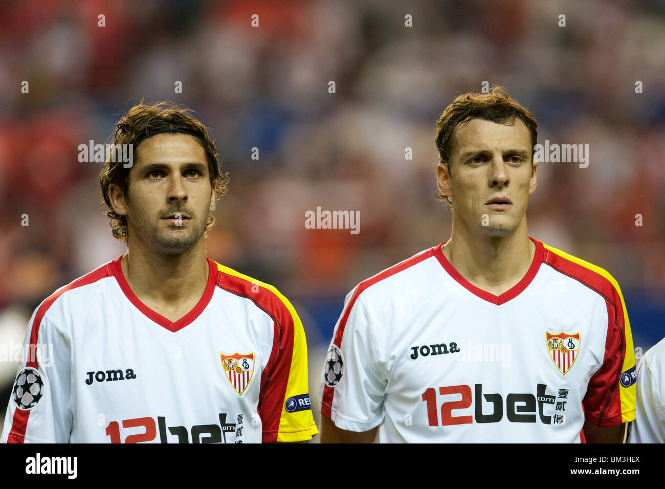 Sevilla fc squad left to right hi-res stock photography and images - Alamy
