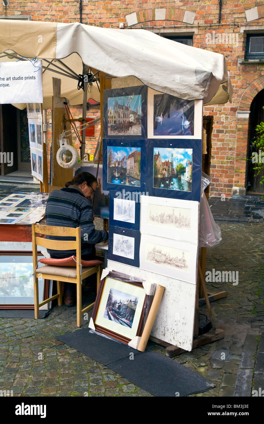 Artist at work Stock Photo - Alamy