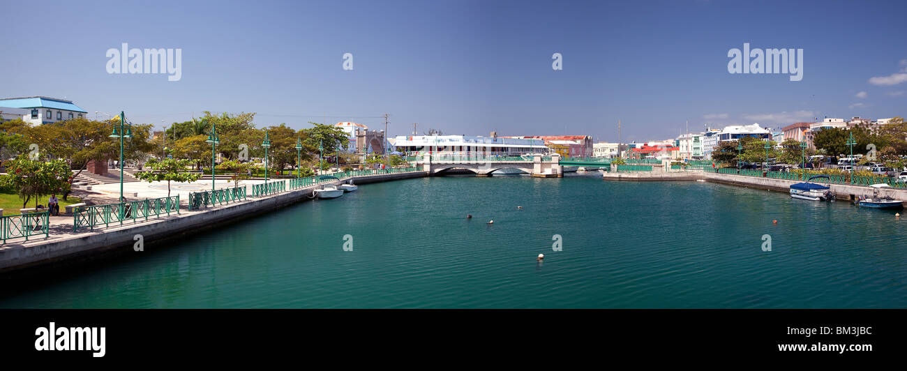 Constitution River, Careenage Bridgetown, Barbados Stock Photo - Alamy