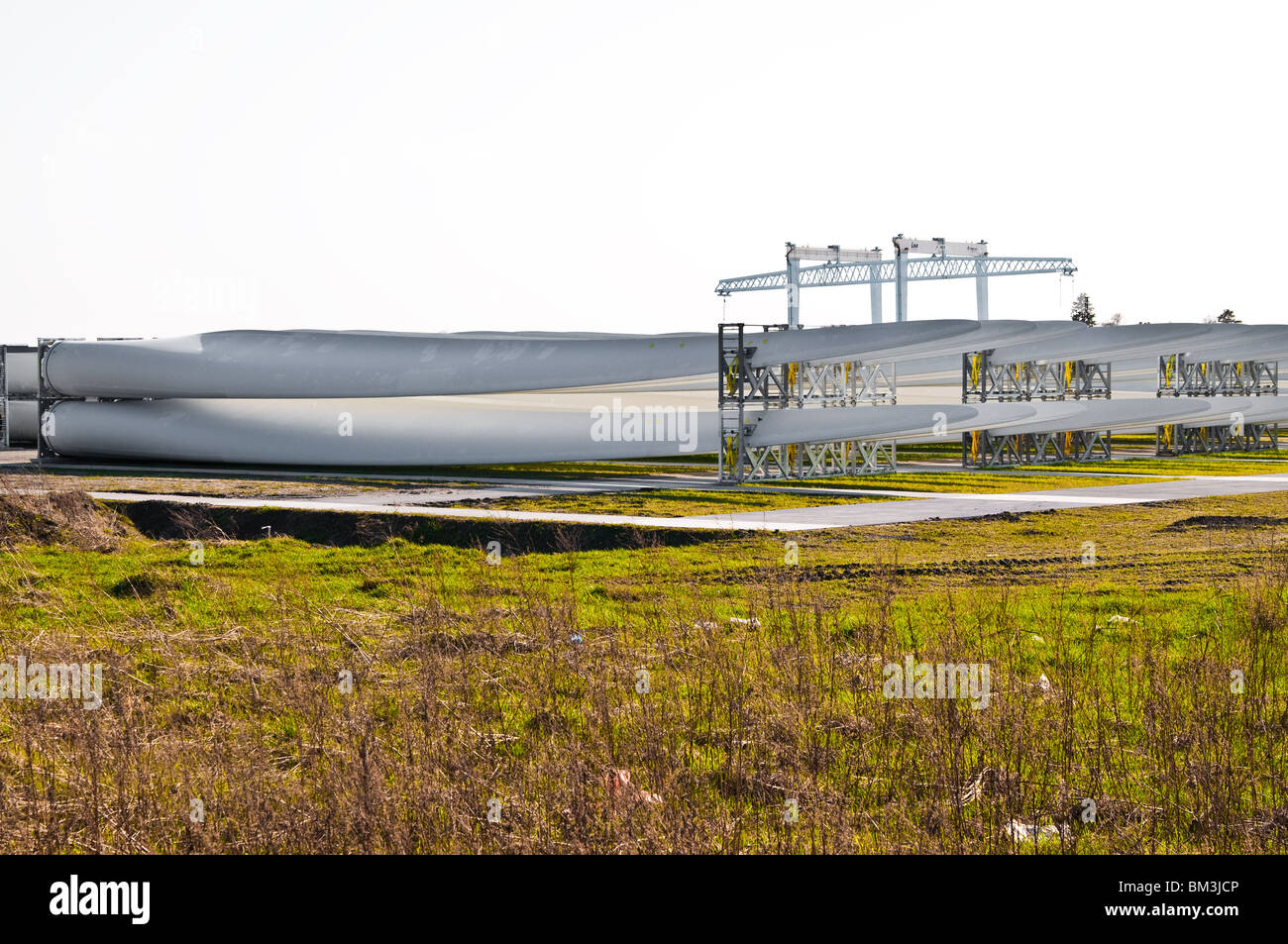 wings of wind turbine Stock Photo - Alamy