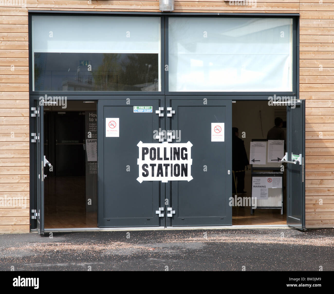 A Polling Station in Scotland during the UK General Election of 2010 ...