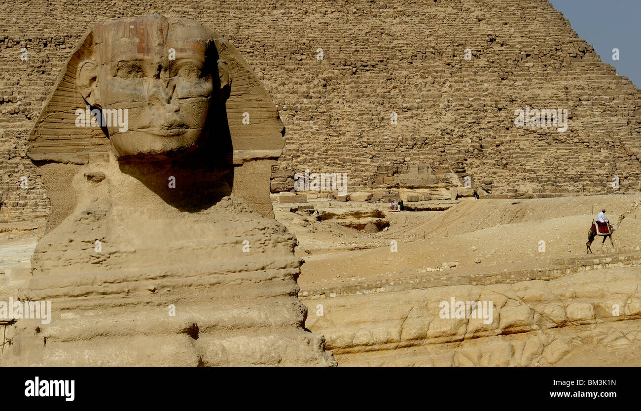 the sphinx , Pyramids of giza, Giza Necropolis bordering what is now El ...