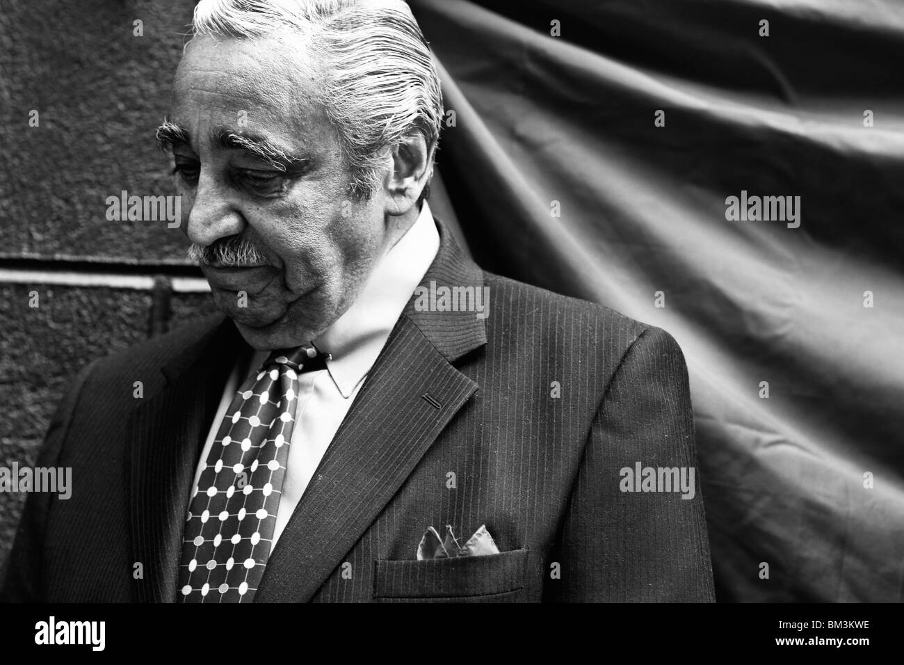 Charles Rangel Congressman politicia photographed here in Harlem, New ...