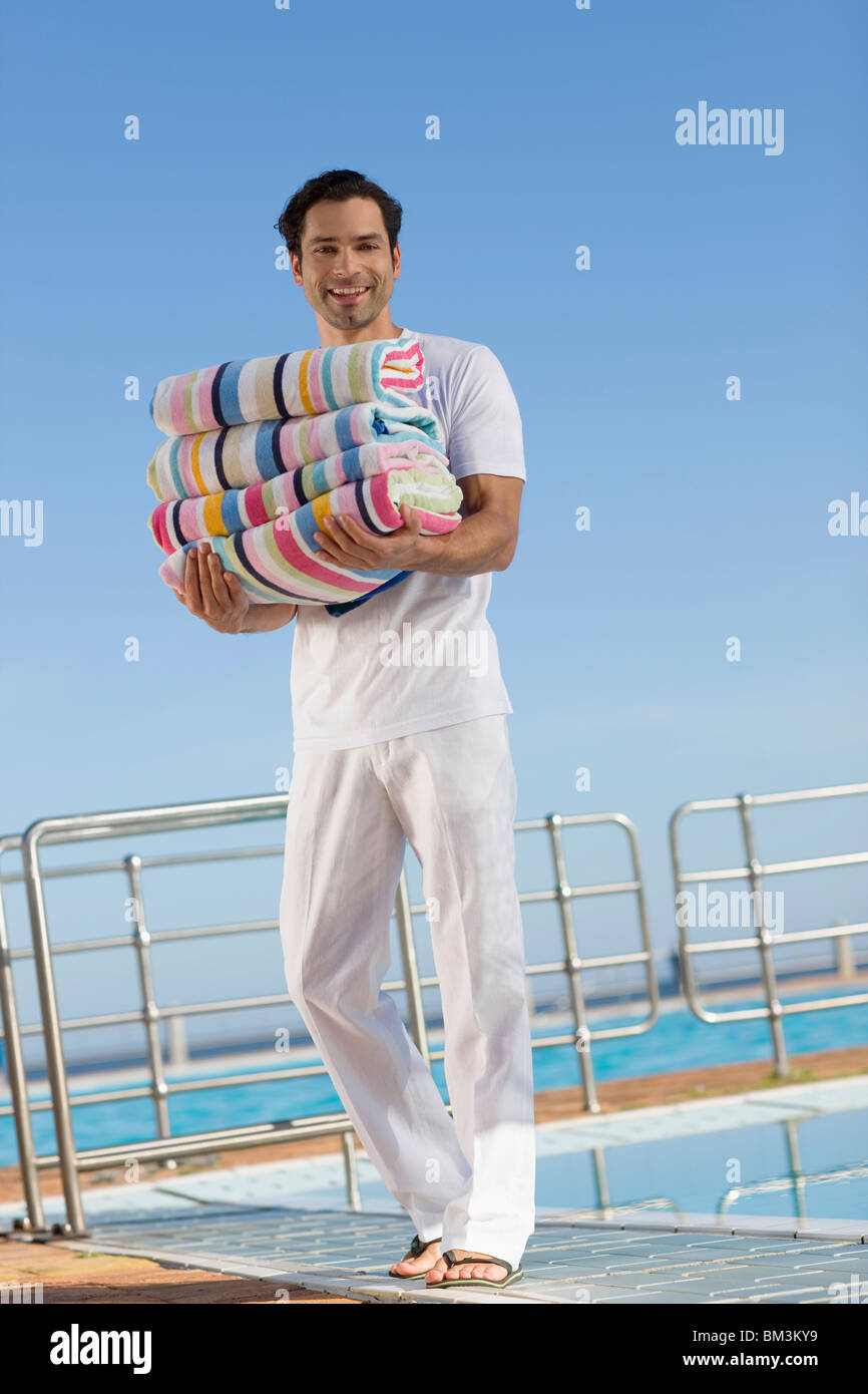 Pool service guy hi-res stock photography and images - Alamy