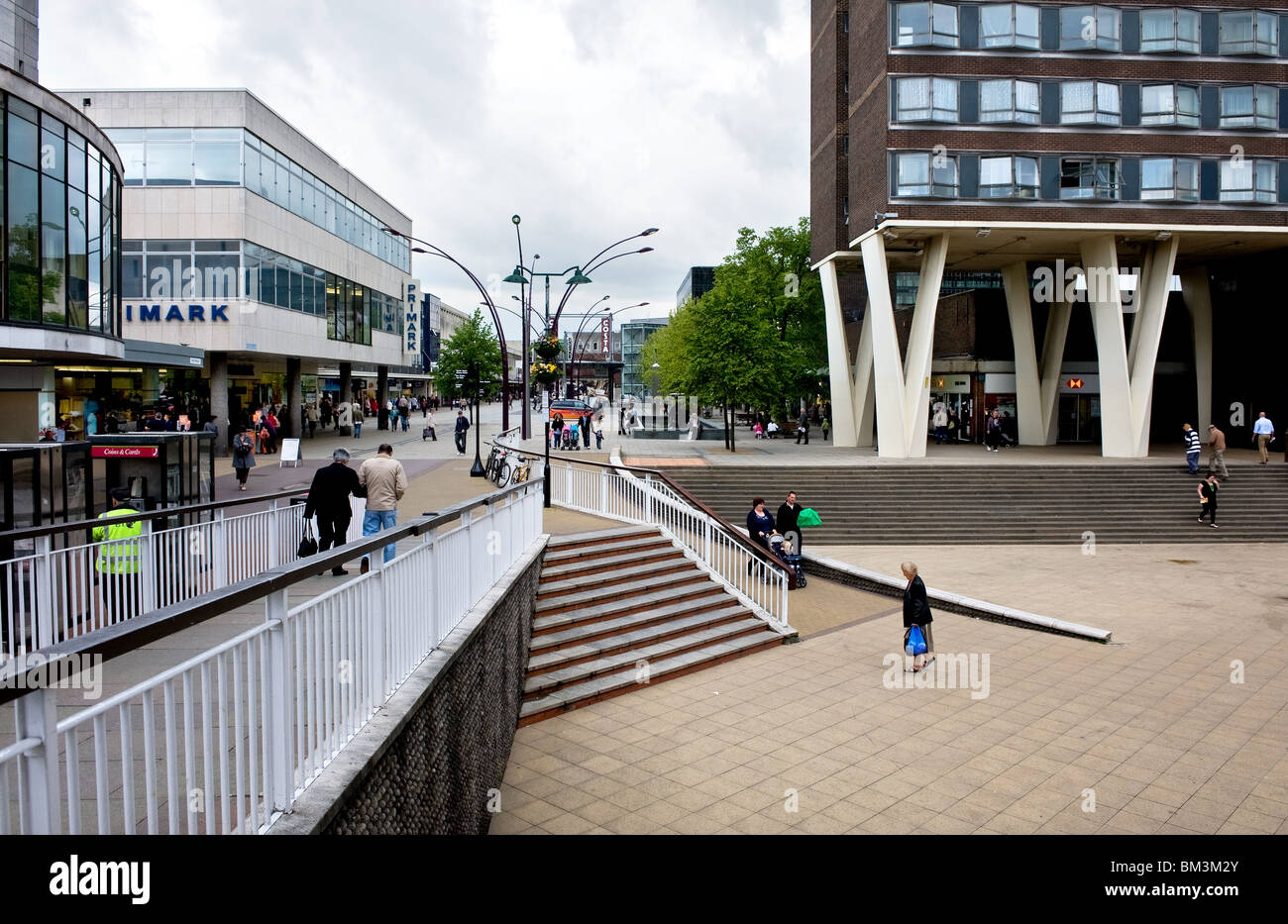 Basildon Town Centre. Photo by Gordon Scammell Stock Photo - Alamy