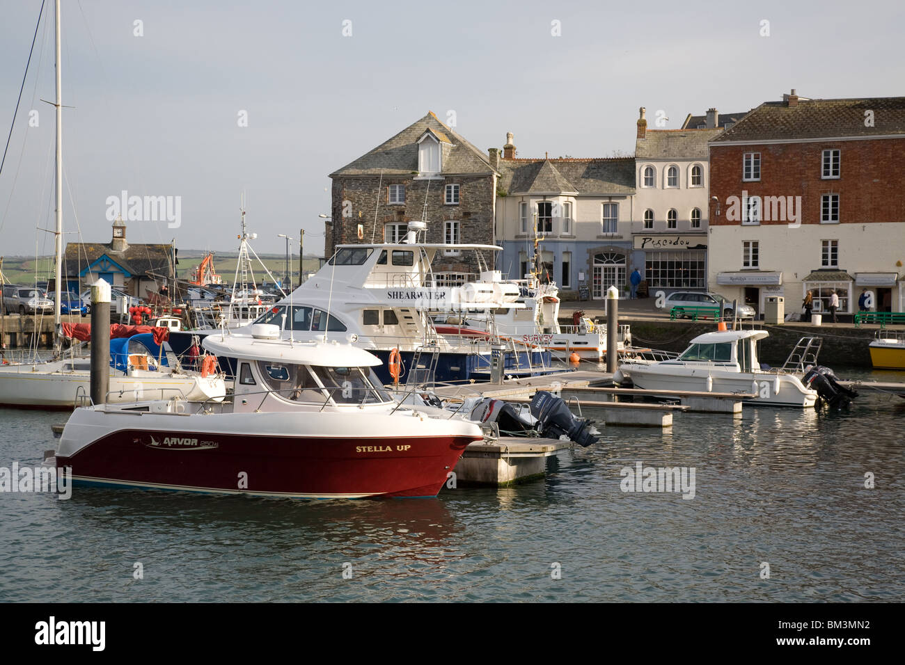 The Harbour In Padstow,Cornwall,England Stock Photo - Alamy