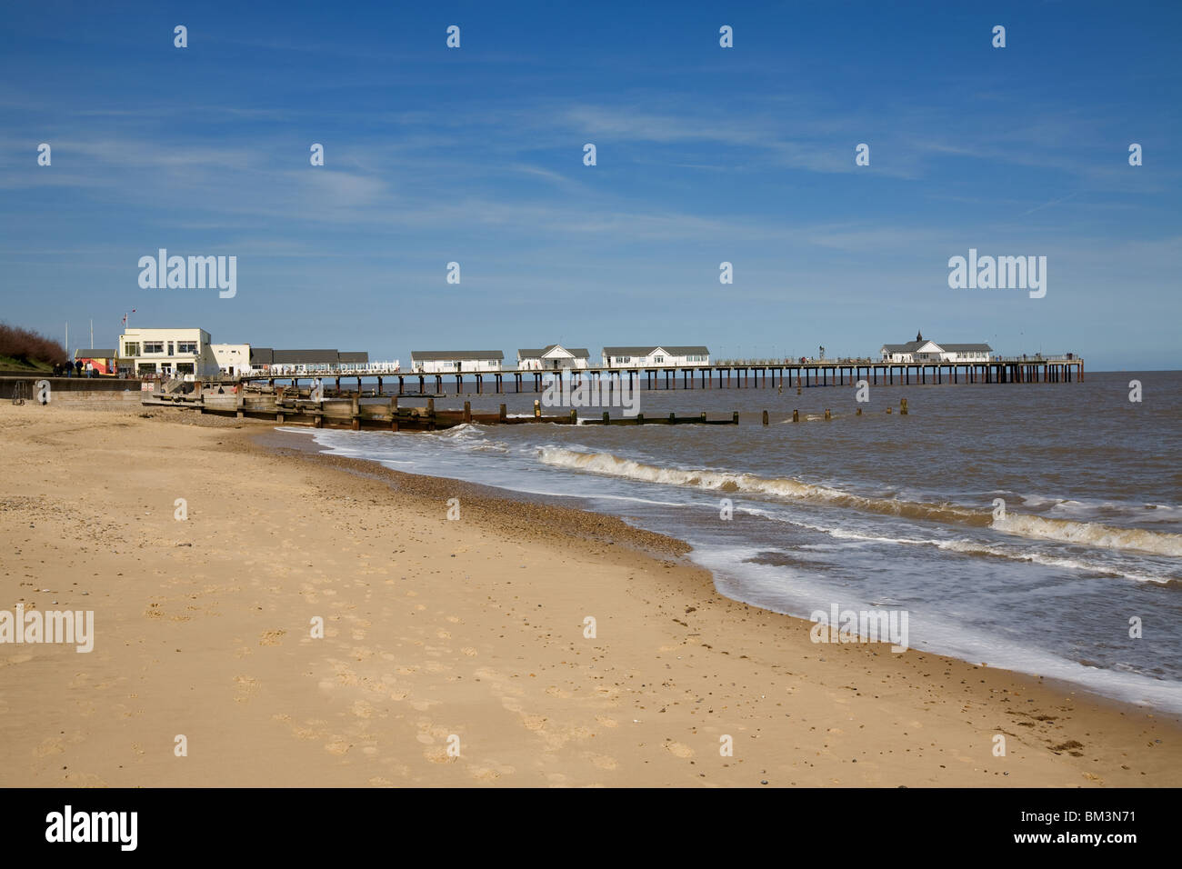 The Beach And Pier At Southwold,Suffolk,England Stock Photo - Alamy