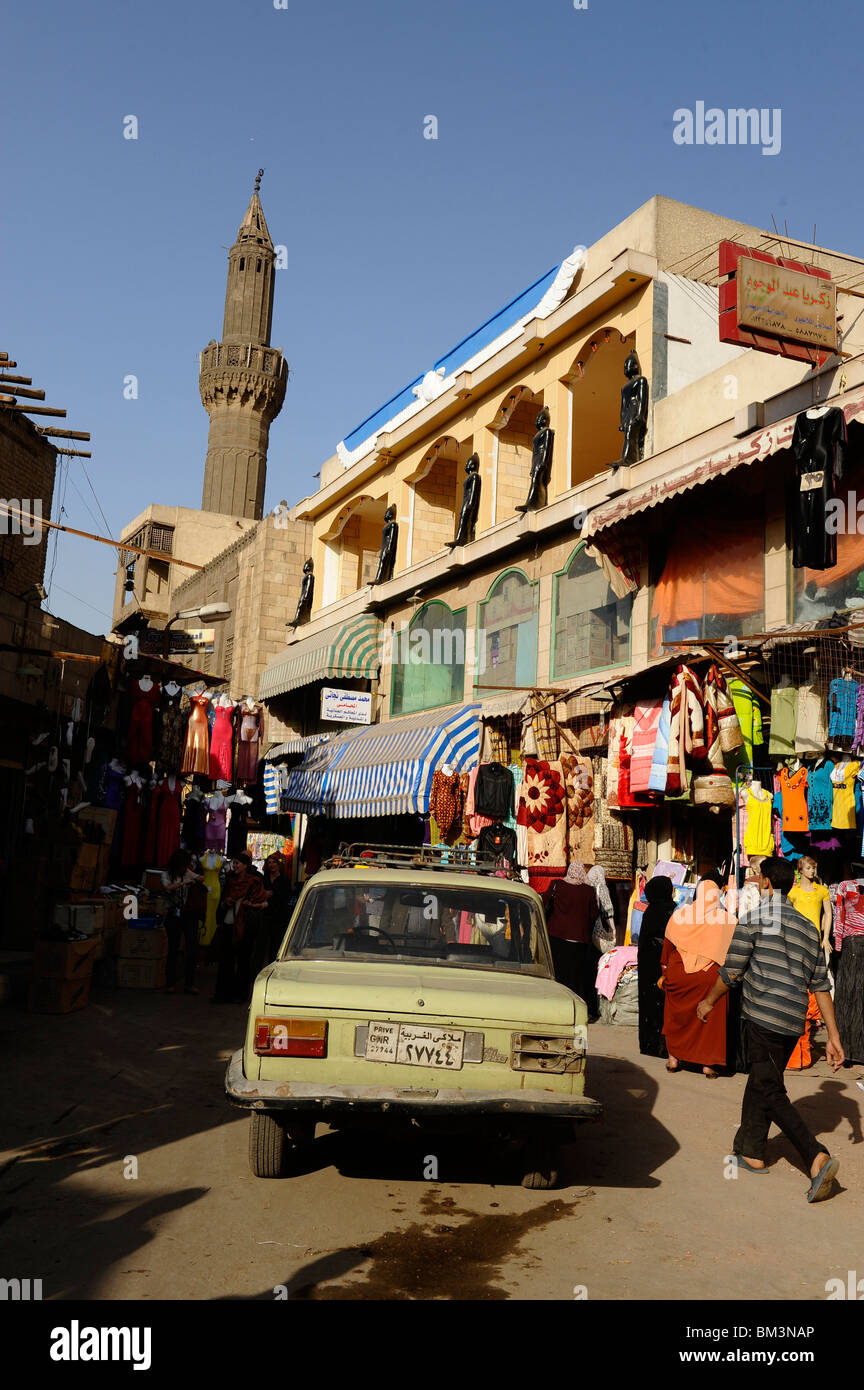 busy street scene in islamic cairo, cairo , egypt Stock Photo - Alamy