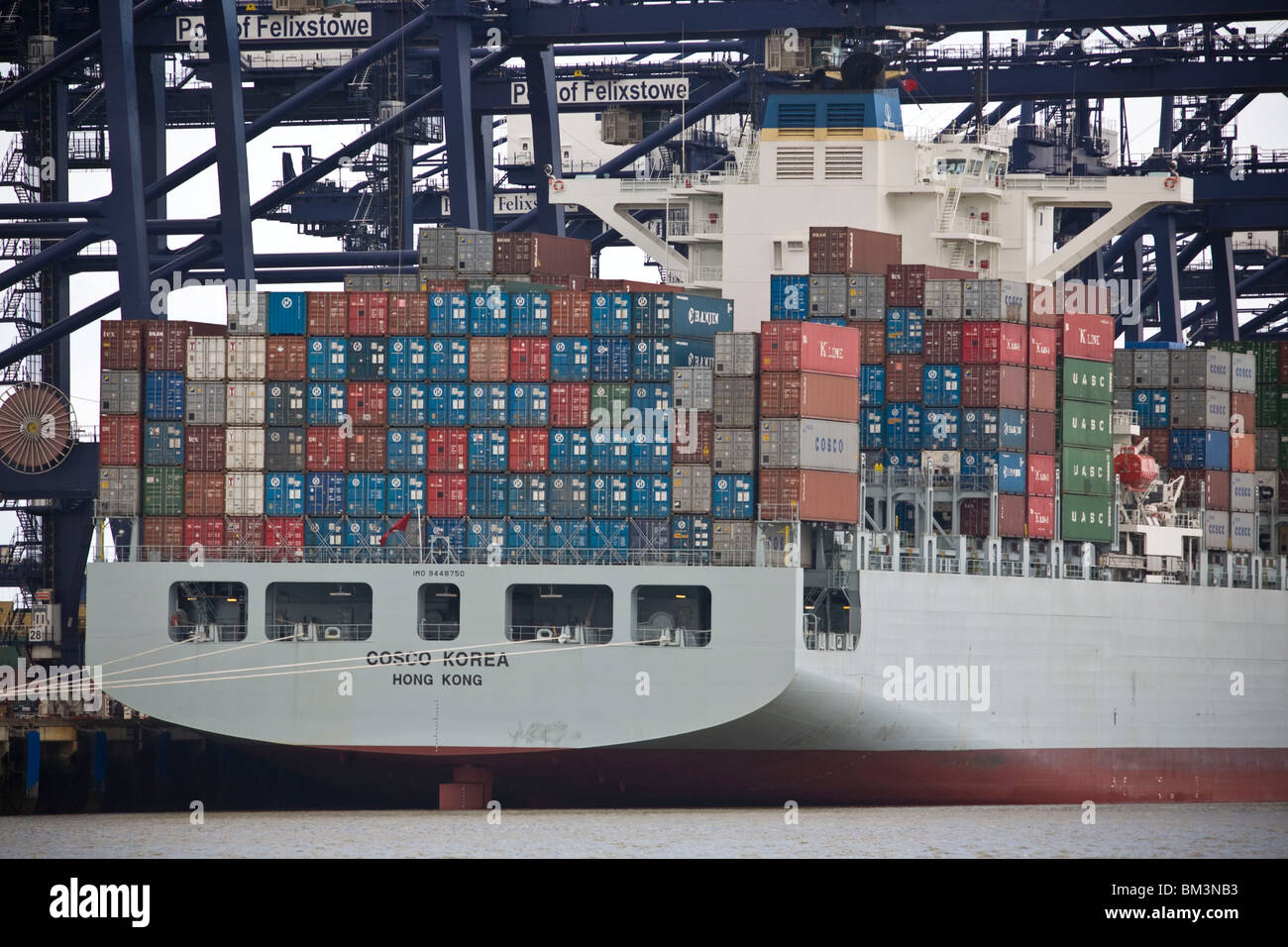 Port Of Felixstowe Container Port,Suffolk,UK Stock Photo - Alamy