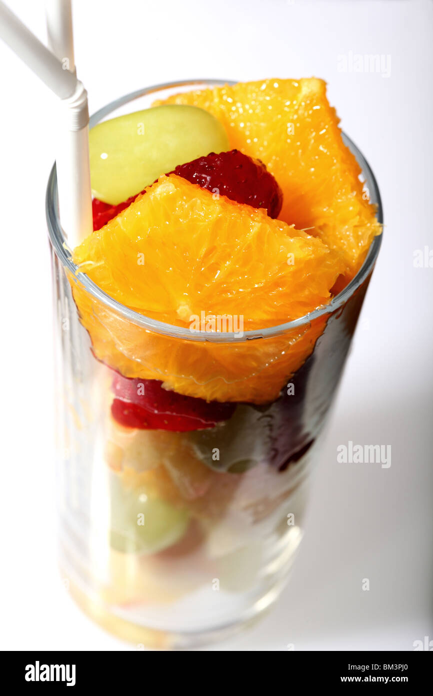 fruit in a glass Stock Photo - Alamy