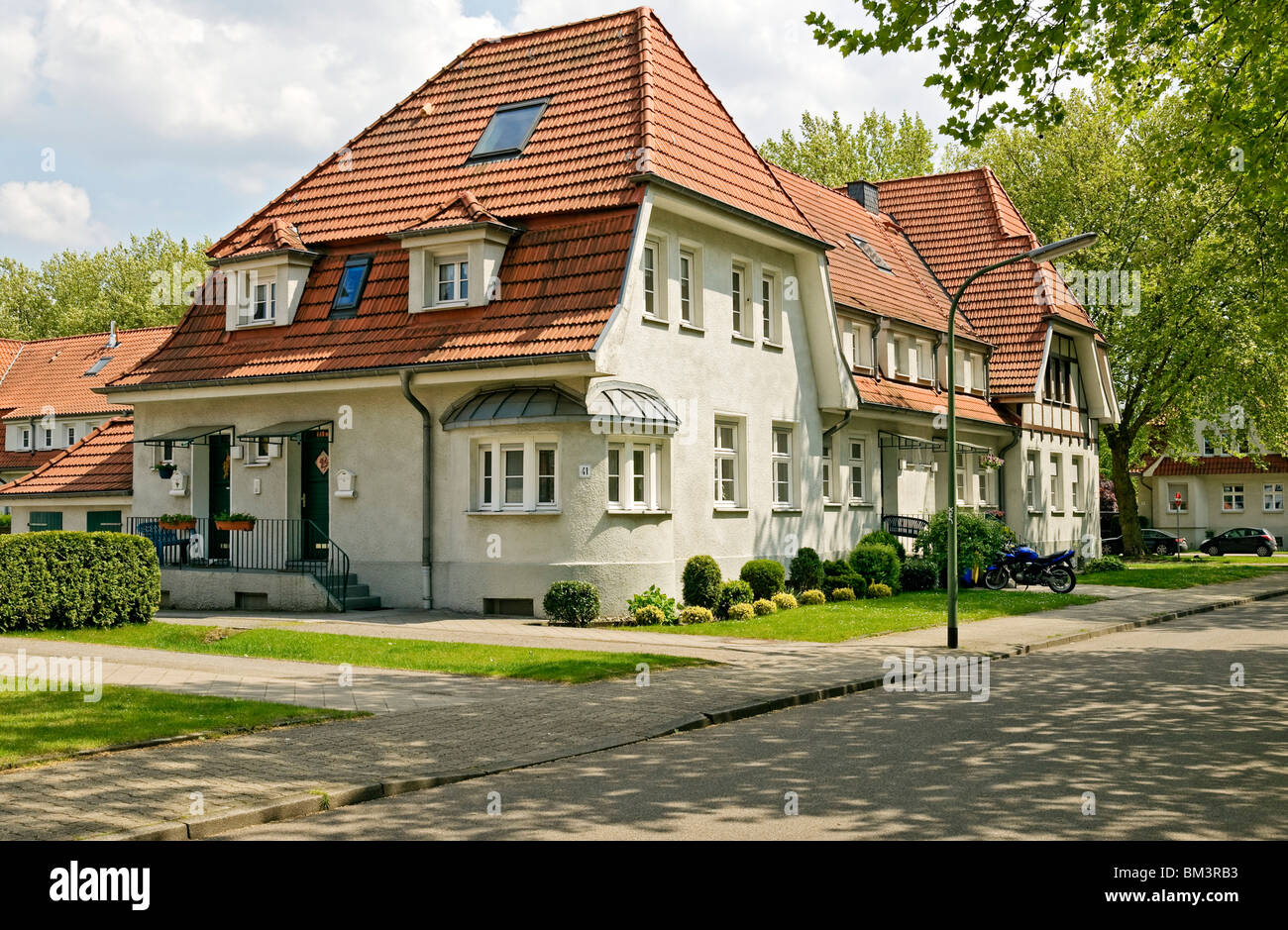 Industrial housing estate Bottrop-Welheim from 1914-23, Ruhrgebiet ...