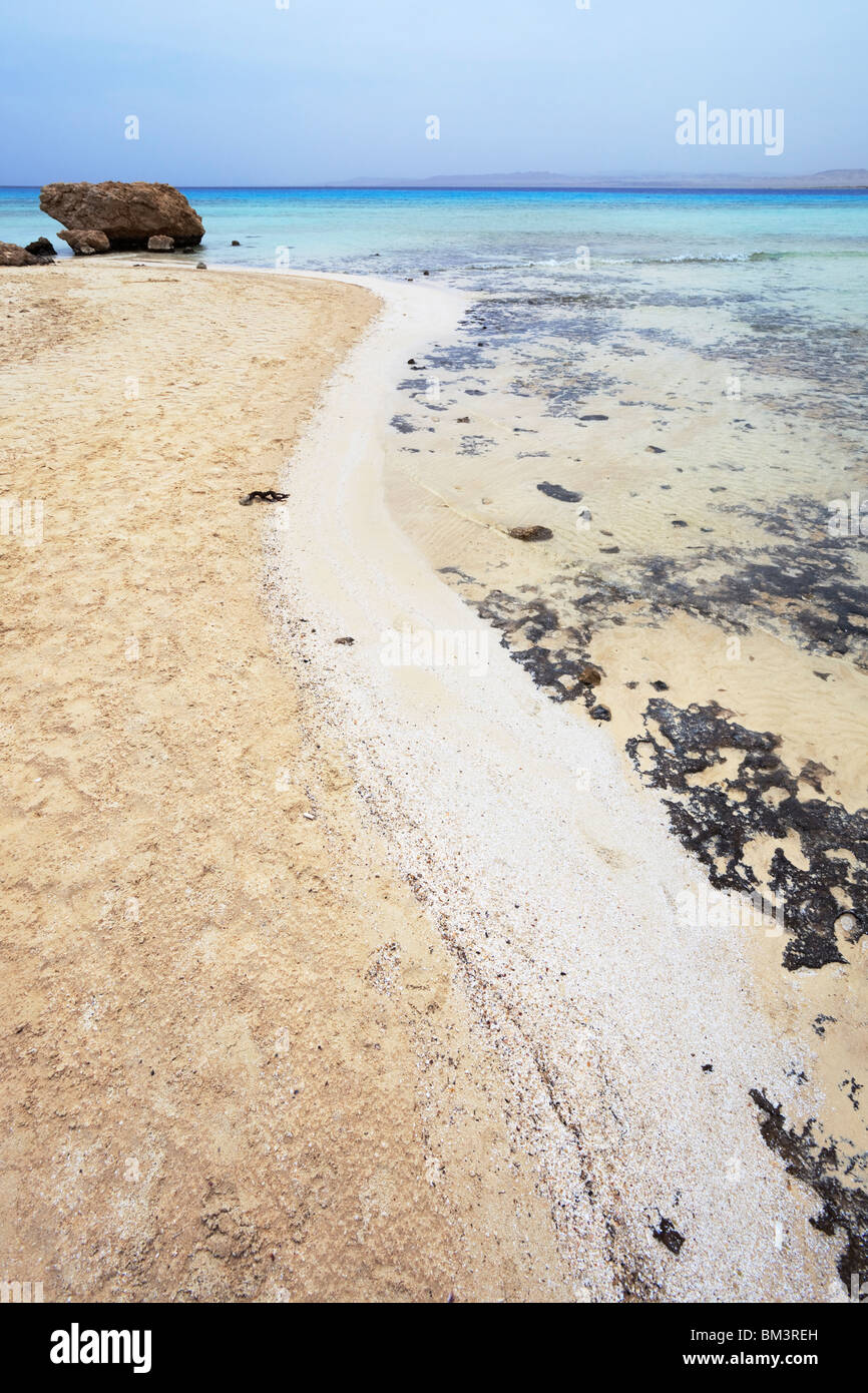 Tropical beach on the Red Sea, Marsa Alam, Egypt Stock Photo - Alamy