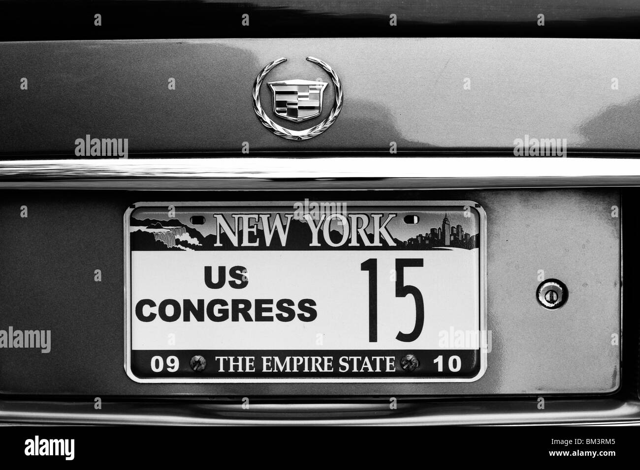The car license plate of Charles Rangel Congressman politician's car ...