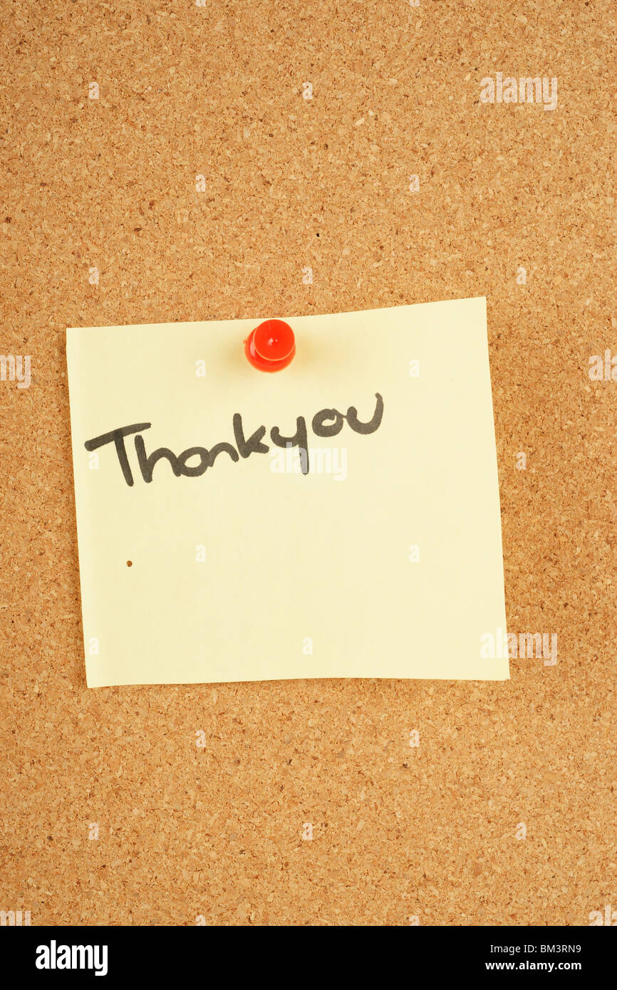 Thankyou note hi-res stock photography and images - Alamy