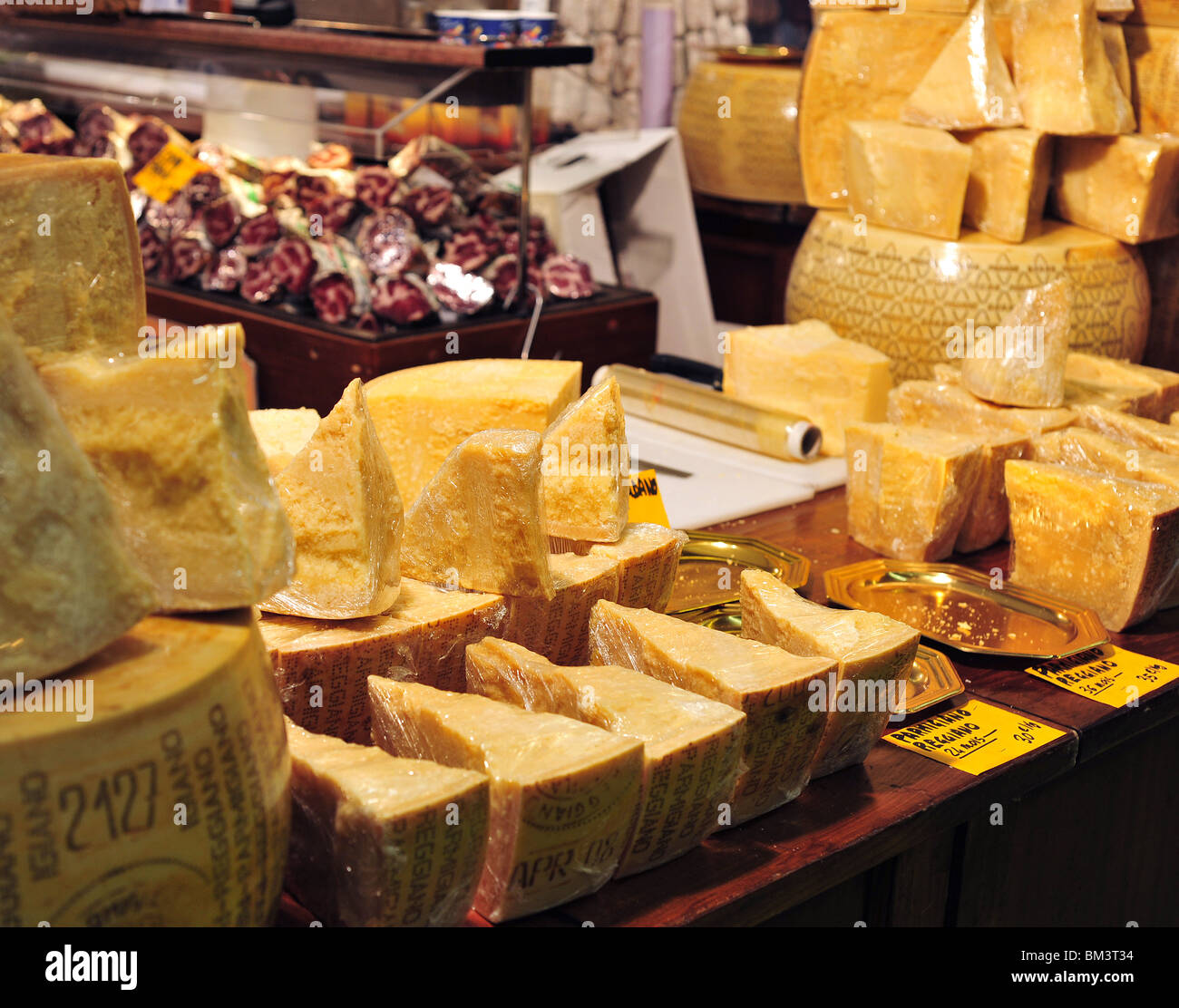 parmigiano reggiano, Italian cheese Stock Photo - Alamy