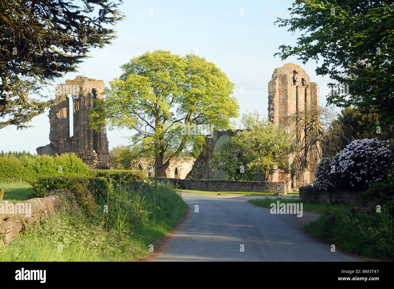 The ruins of Croxden Abbey, in Croxden, Staffordshire, England Stock ...