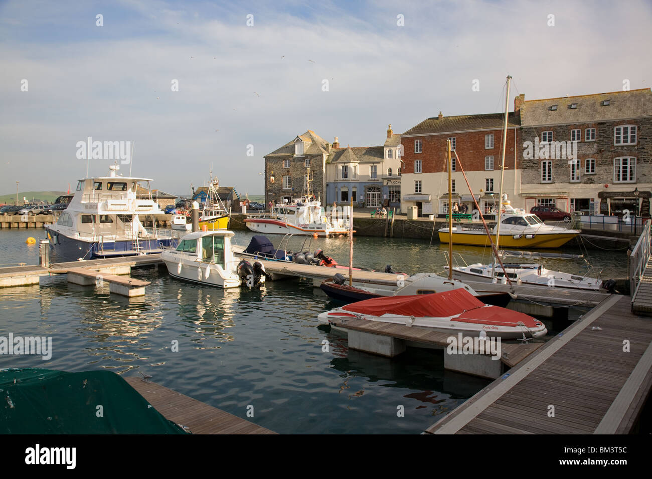The Harbour In Padstow,Cornwall,England Stock Photo - Alamy