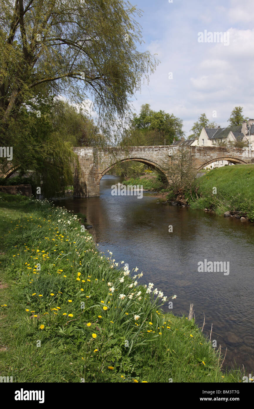 old bridge over Jed water Jedburgh Scotland May 2010 Stock Photo - Alamy
