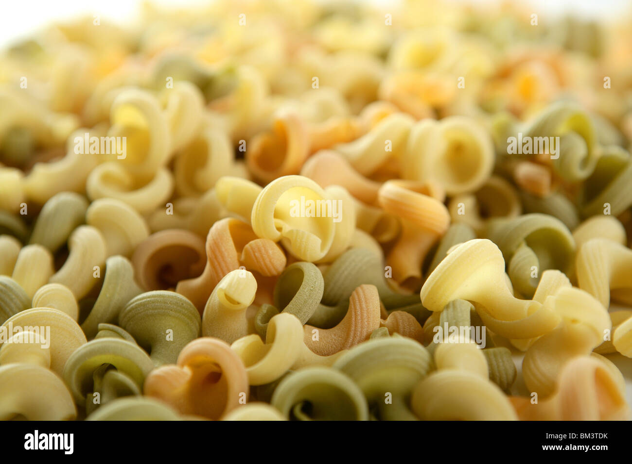 Twisty snail shape, Italian multicolor pasta texture, good for ...