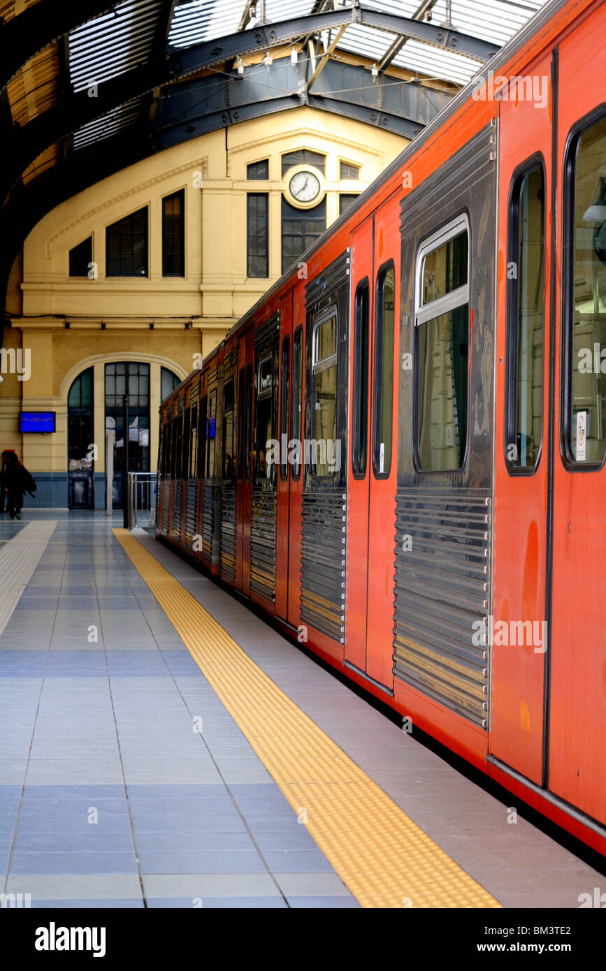 Piraeus train station in Athens, Greece Stock Photo - Alamy