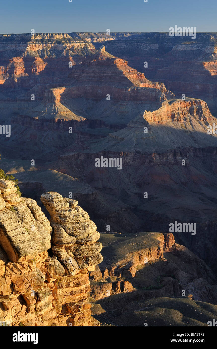 Mather Point Sunrise, Grand Canyon National Park, Arizona, USA Stock ...
