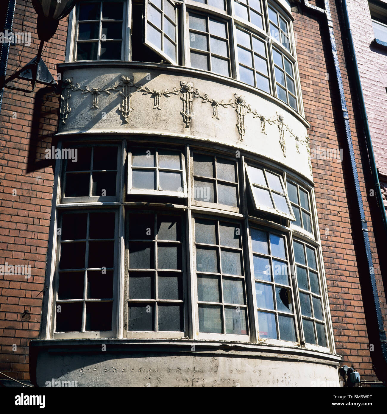 HOUSE WITH BAY WINDOWS ANDREW STREET DUBLIN IRELAND EUROPE Stock Photo ...