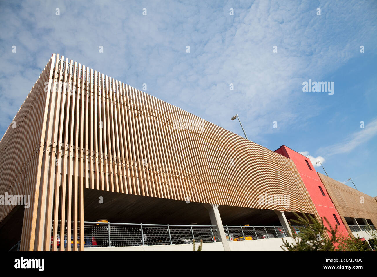 four storey Multi-Storey Car Park Bournemouth Hospital Stock Photo - Alamy