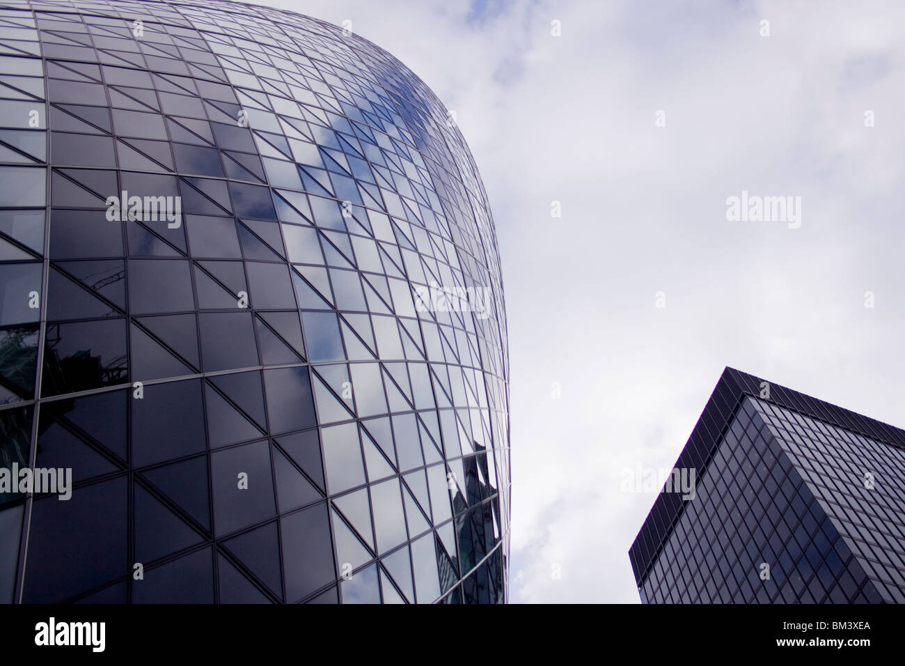 The Swiss Re Building, 30 St Mary Axe, Also known as the Gherkin ...