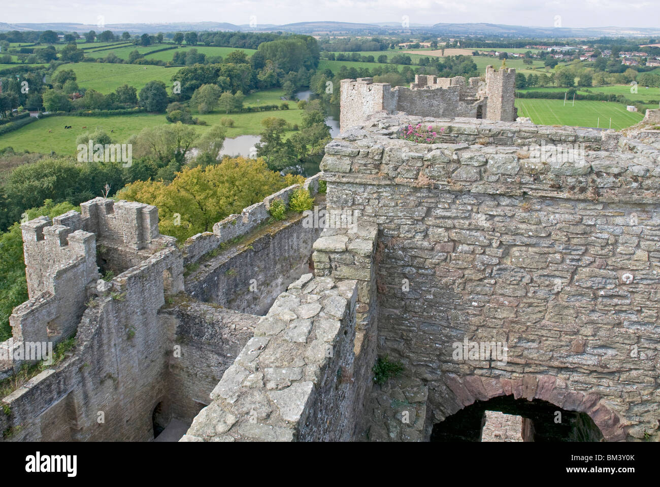 Ludlow Castle in Shropshire Stock Photo - Alamy