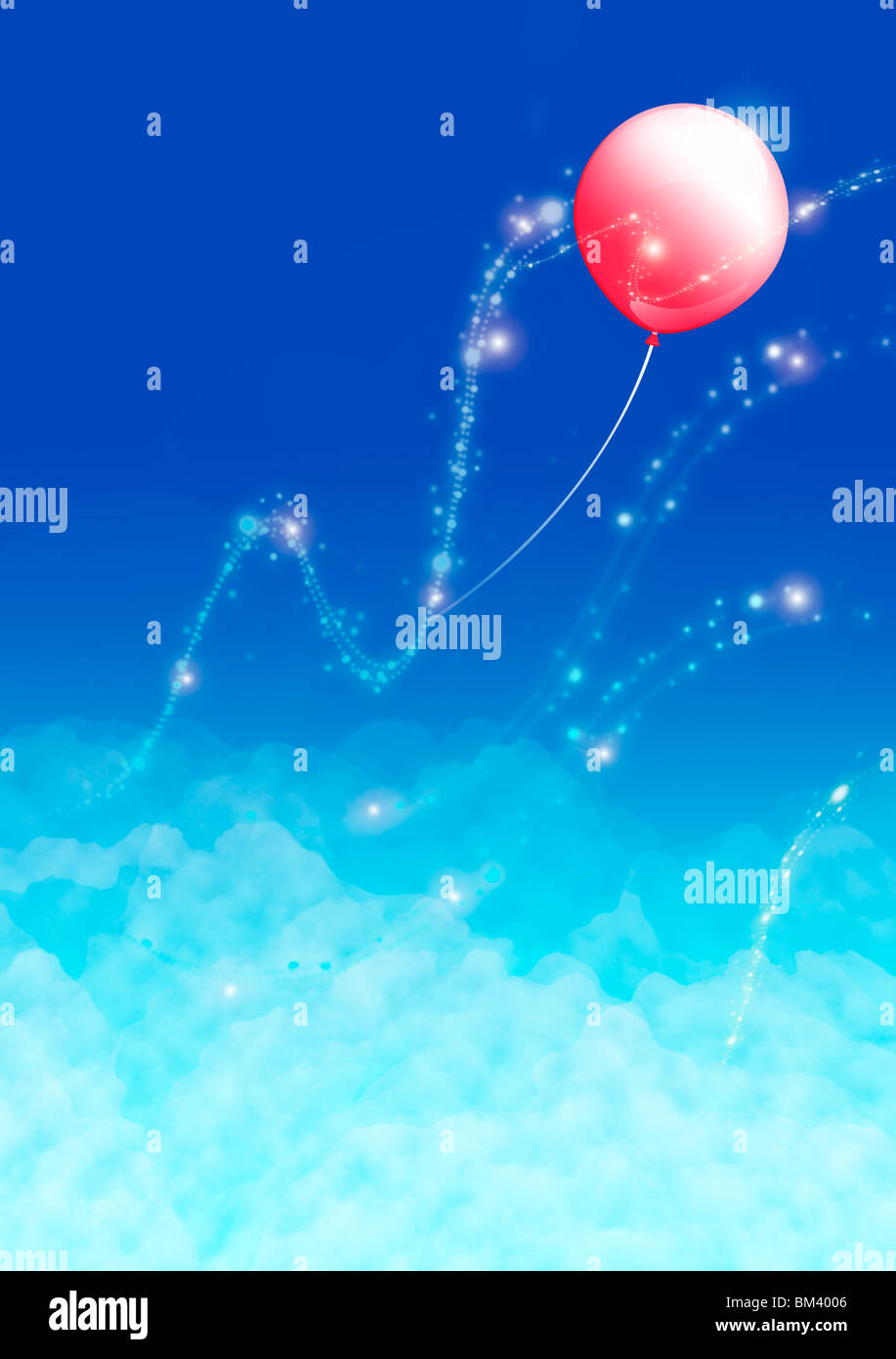 Balloon computer flying graphics hi-res stock photography and images ...