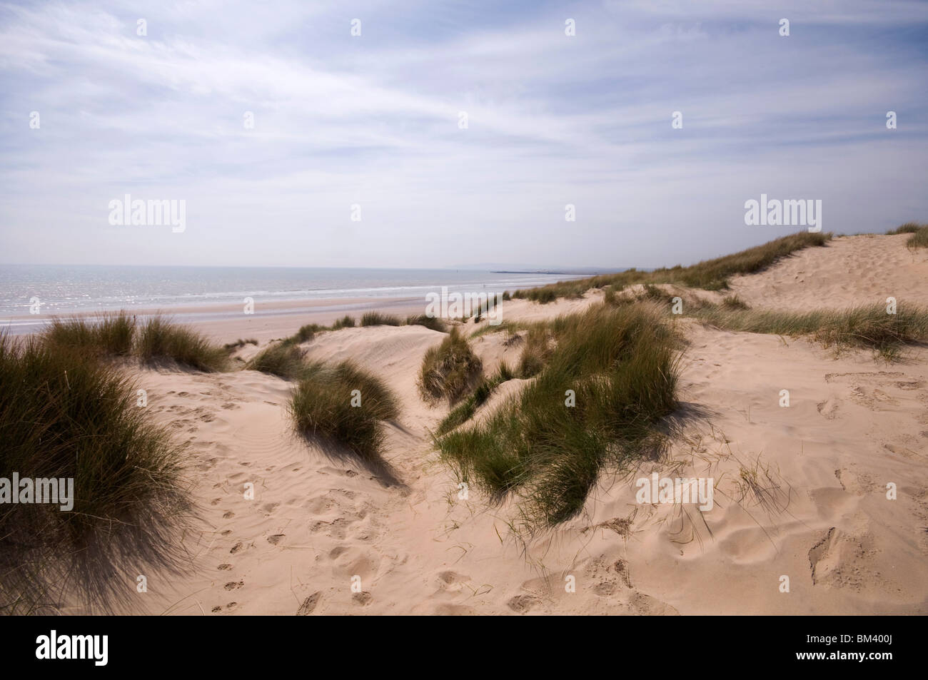 Camber Sands Beach in East Sussex england uk Stock Photo - Alamy
