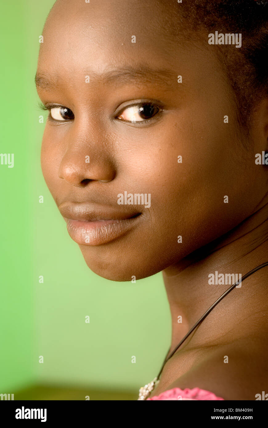 black african model Stock Photo - Alamy