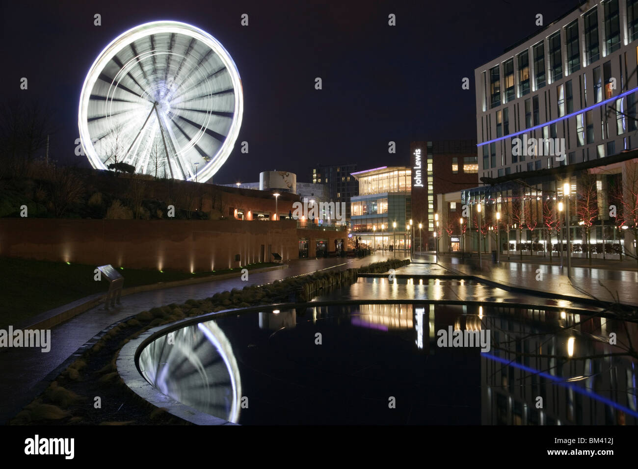 Wheel of liverpool night hi-res stock photography and images - Alamy
