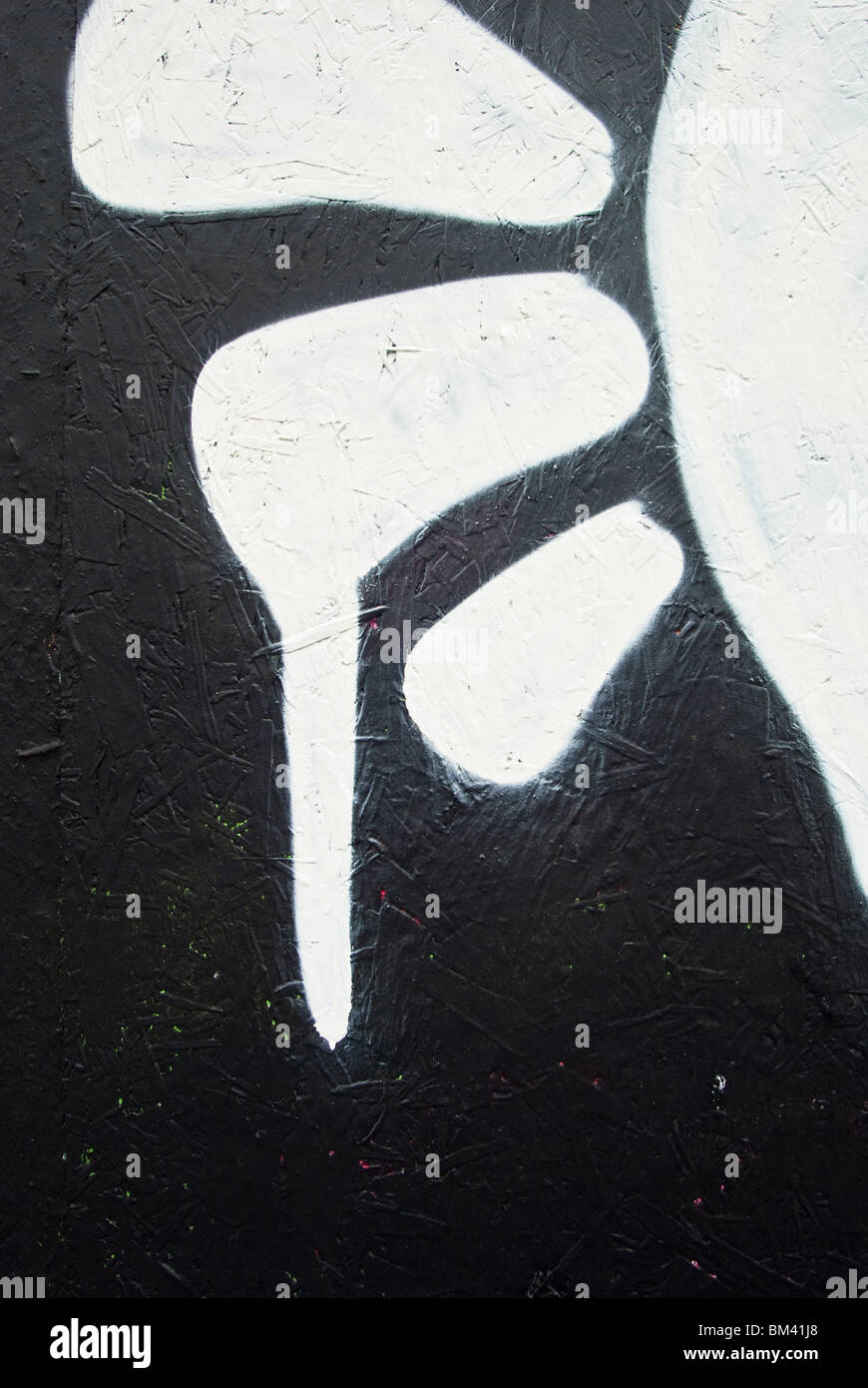 Guerrilla deface defacement art colour graffiti graphic hi-res stock ...