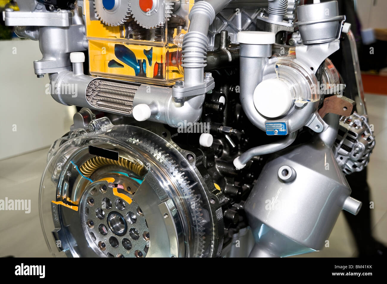 engine of modern car interior view Stock Photo - Alamy