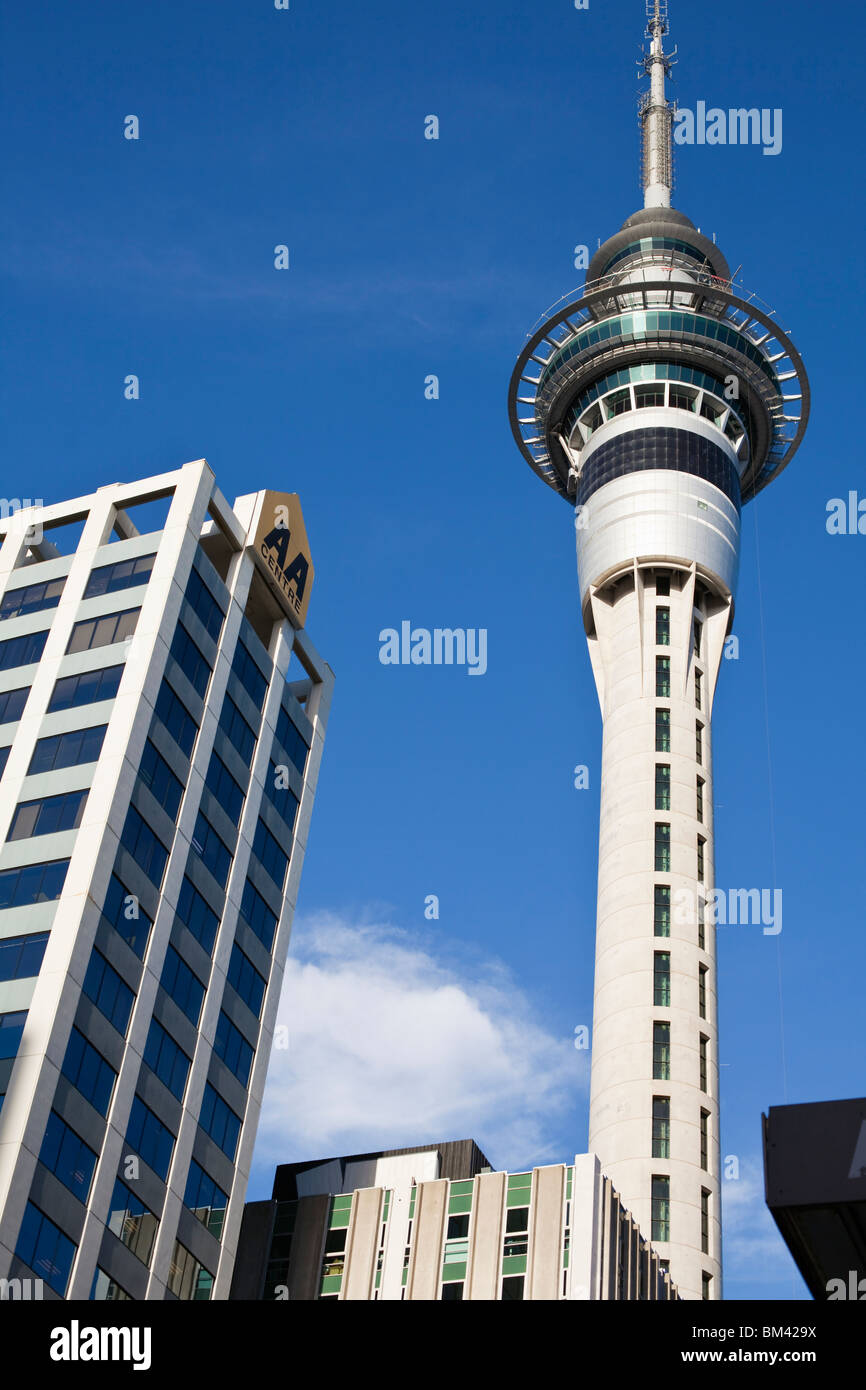 The Sky Tower. Auckland, North Island, New Zealand Stock Photo - Alamy