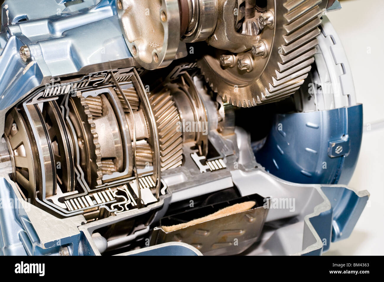 Automotive transmission gearbox with lots of details Stock Photo - Alamy