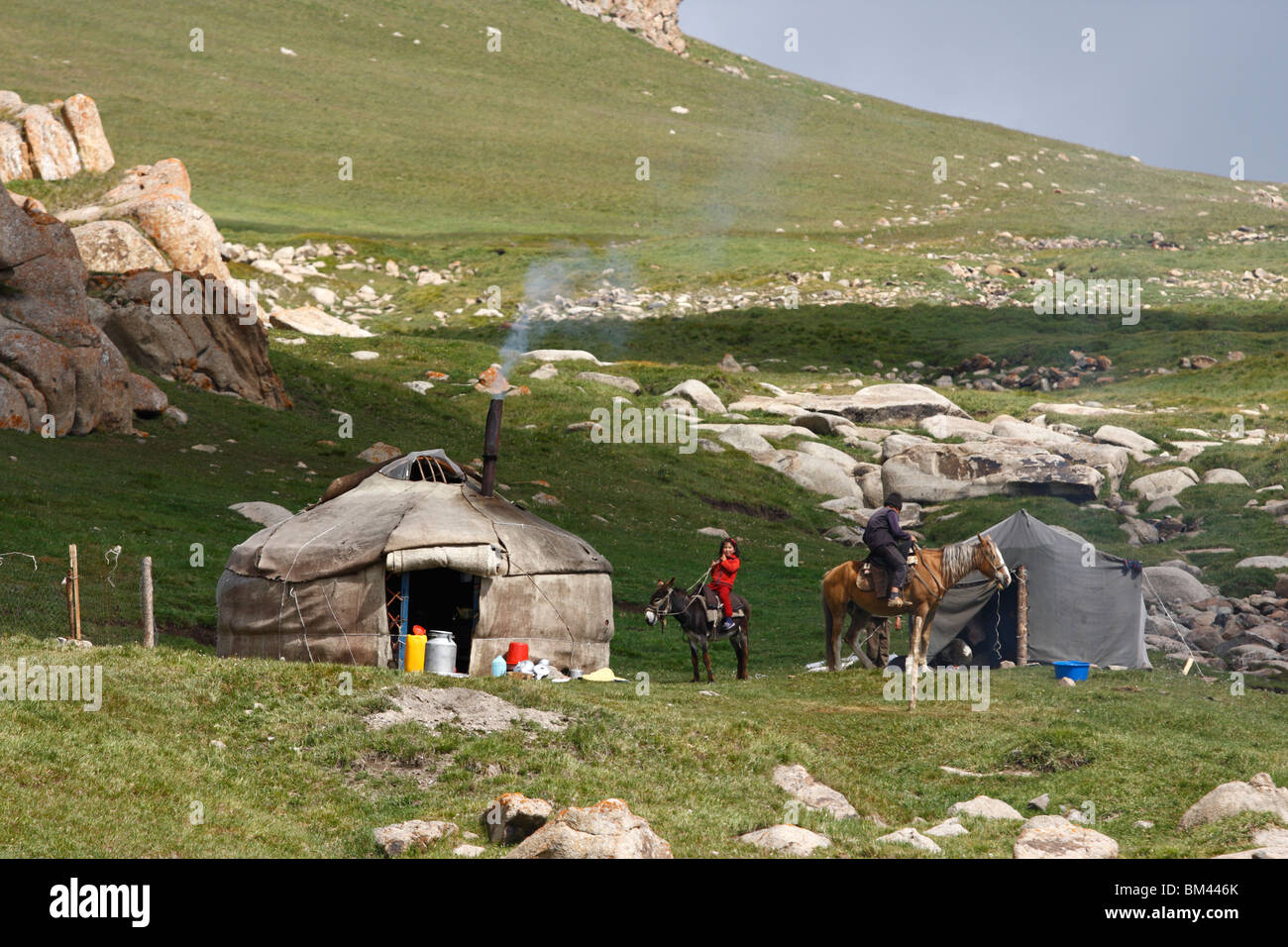 Kyrgyzstan family hi-res stock photography and images - Alamy