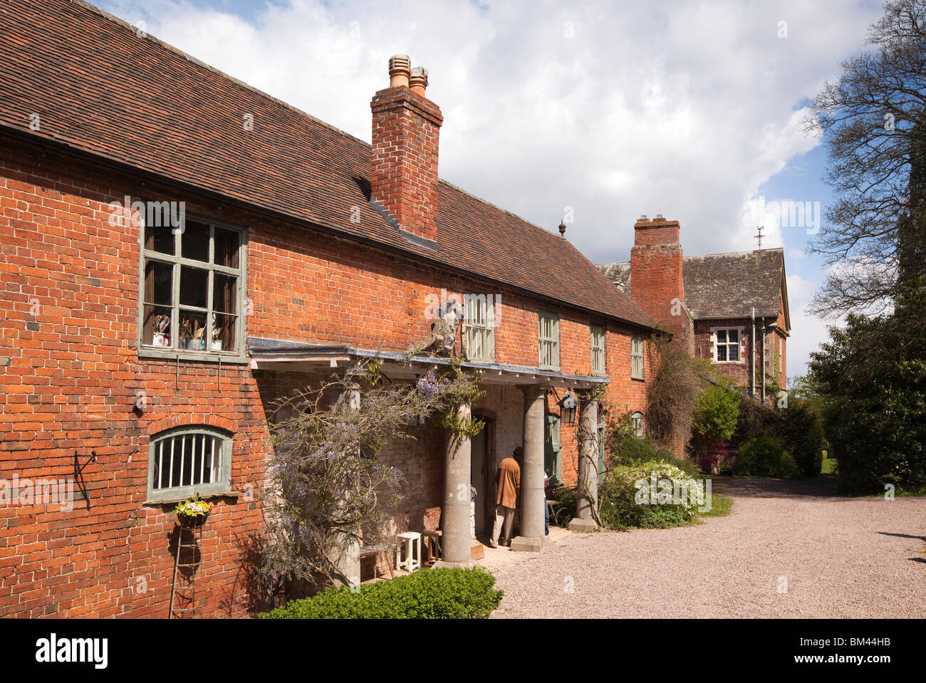 UK, England, Herefordshire, Much Marcle, The Hellens, historic country ...